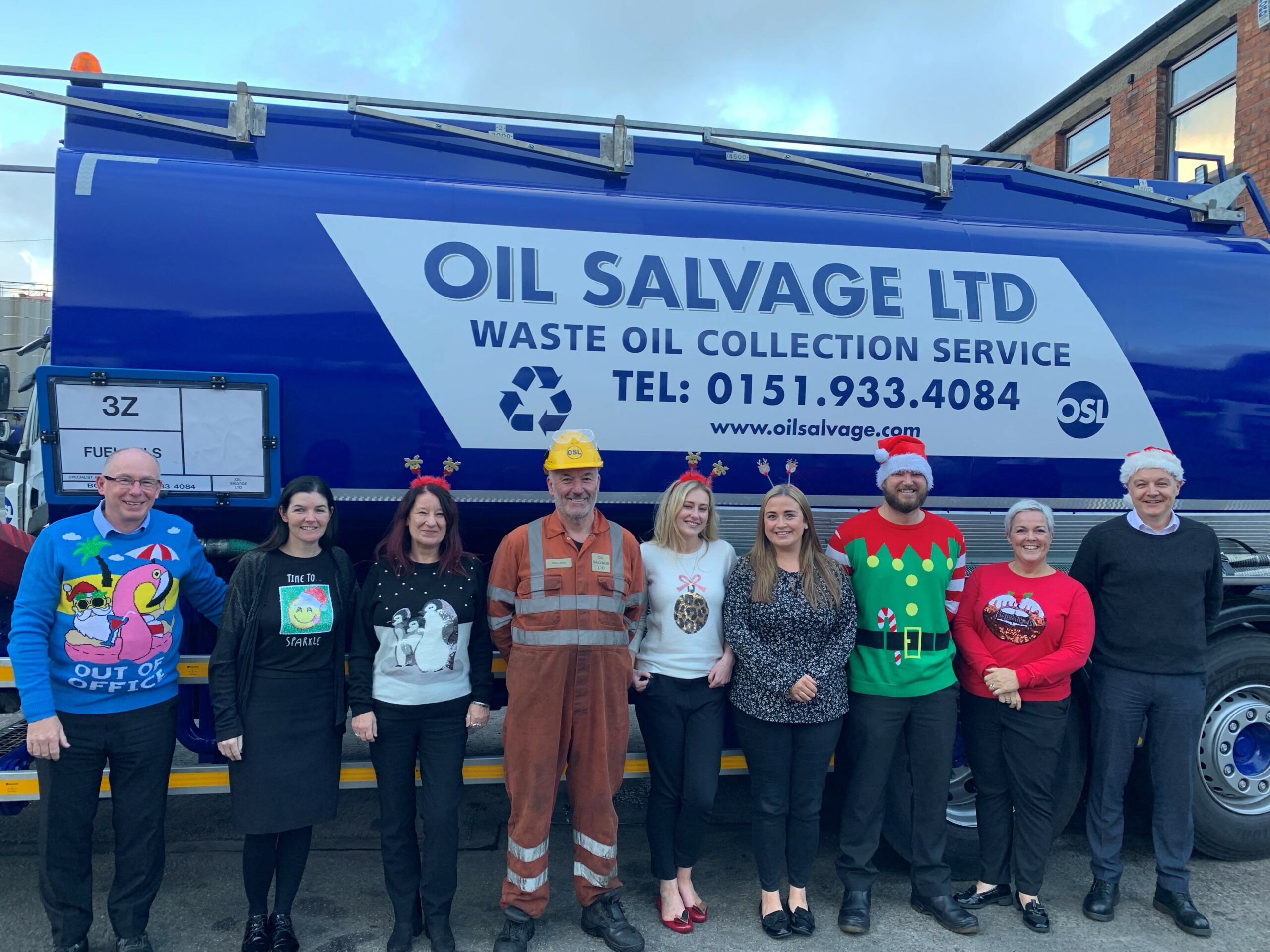 Christmas Jumpers Raise £500 for Save the Children - Oil Salvage